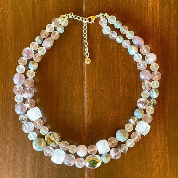 LOFT | Jewelry | Loft Double Strand Chunky Necklace | Poshmark